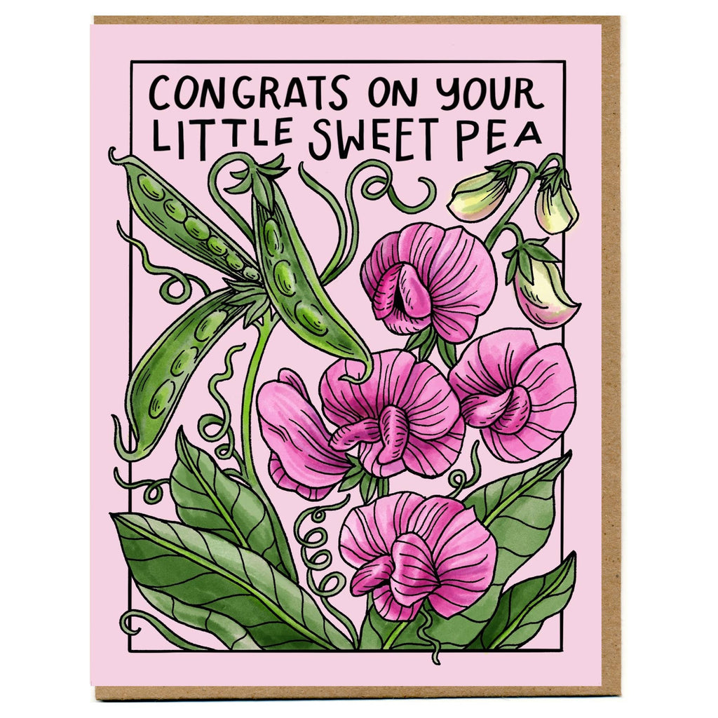 Congrats On Your Little Sweet Pea Card – The Shop at The Collection