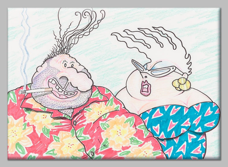 VIC SMOKING - BUNNY MATTHEWS MAGNET – The Shop at The Collection