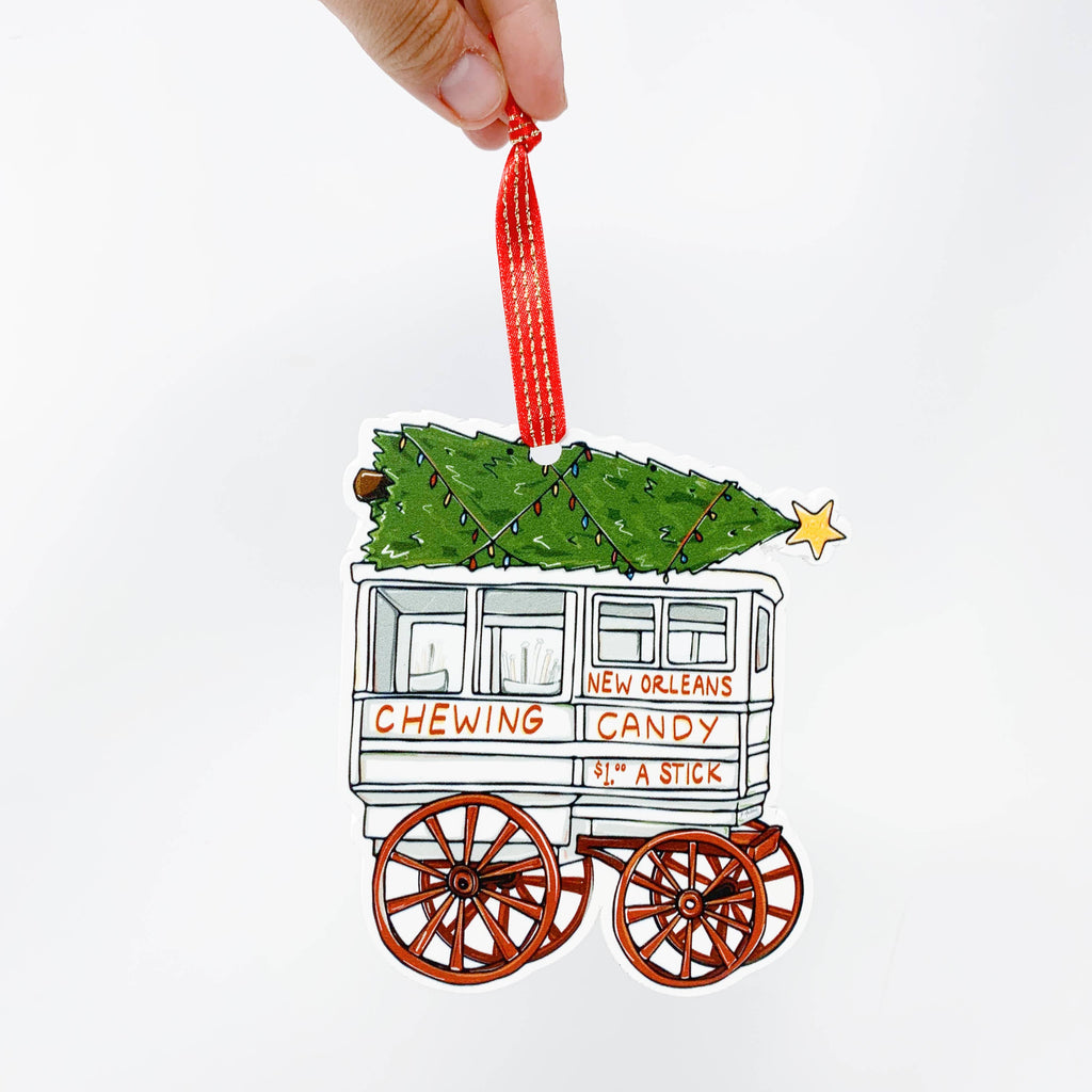 Roman Candy Cart Christmas Tree Ornament New Orleans Holiday – The Shop ...
